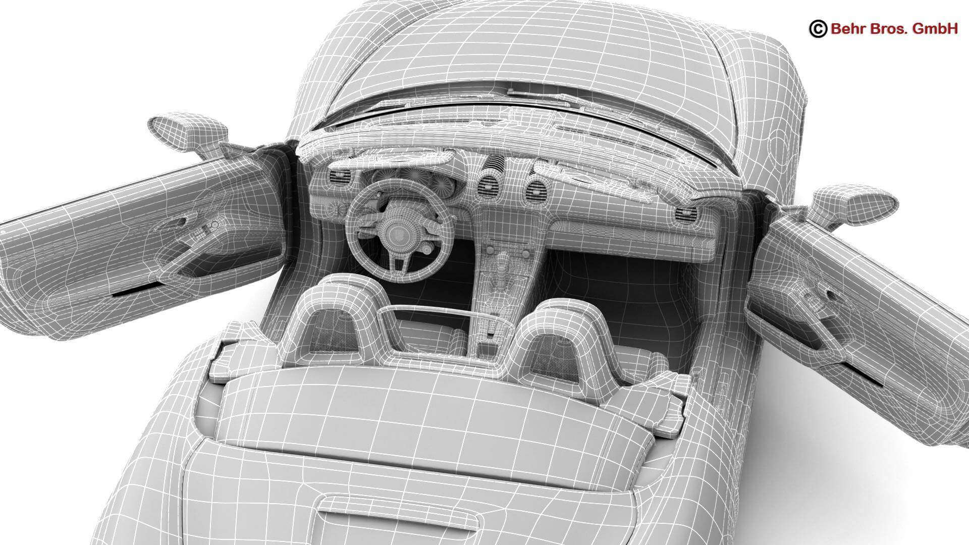 2017 Porsche 718 Boxster S - 3D Model by Behr Bros