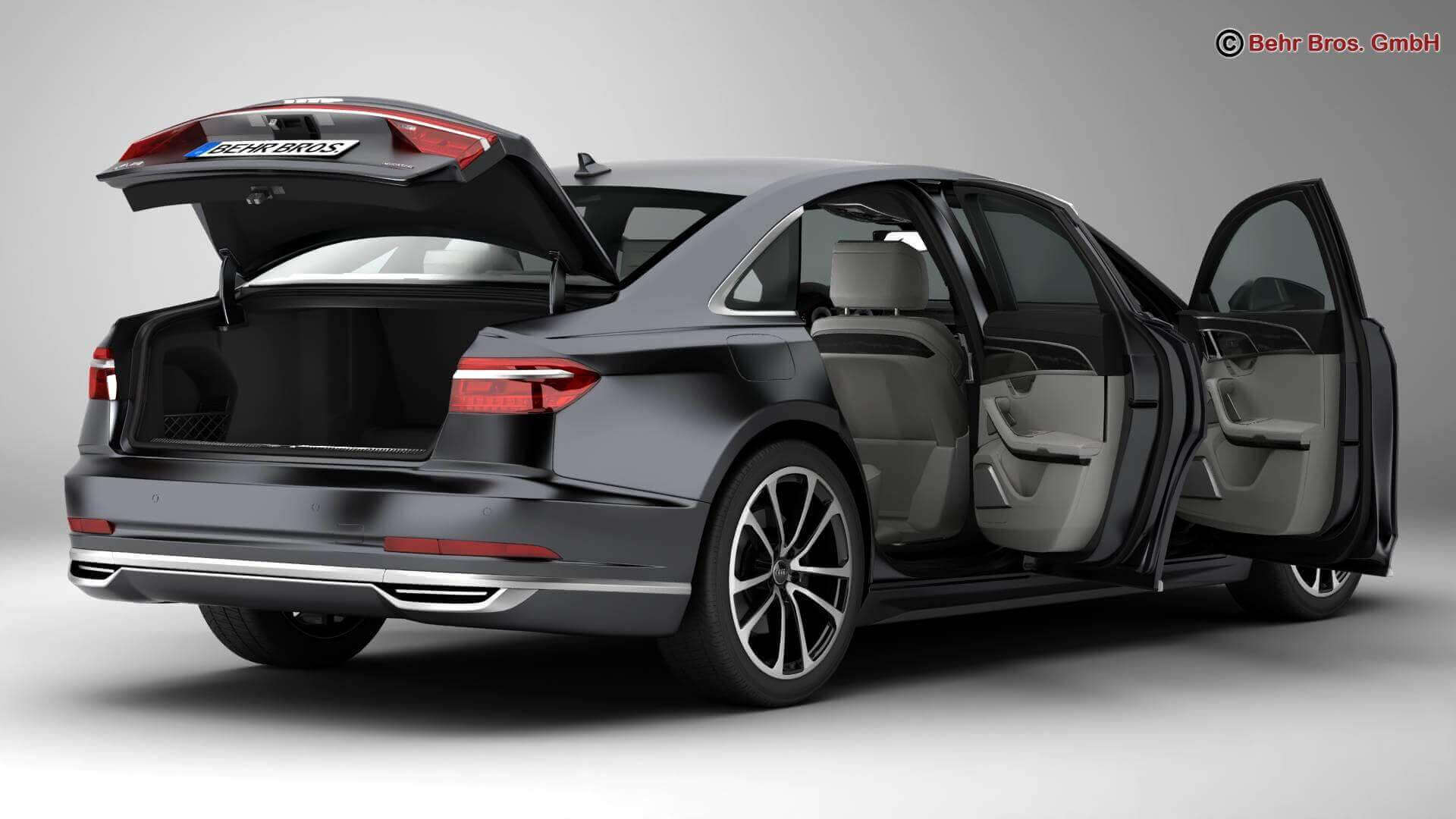 2018 Audi A8 - 3D Model by Behr Bros