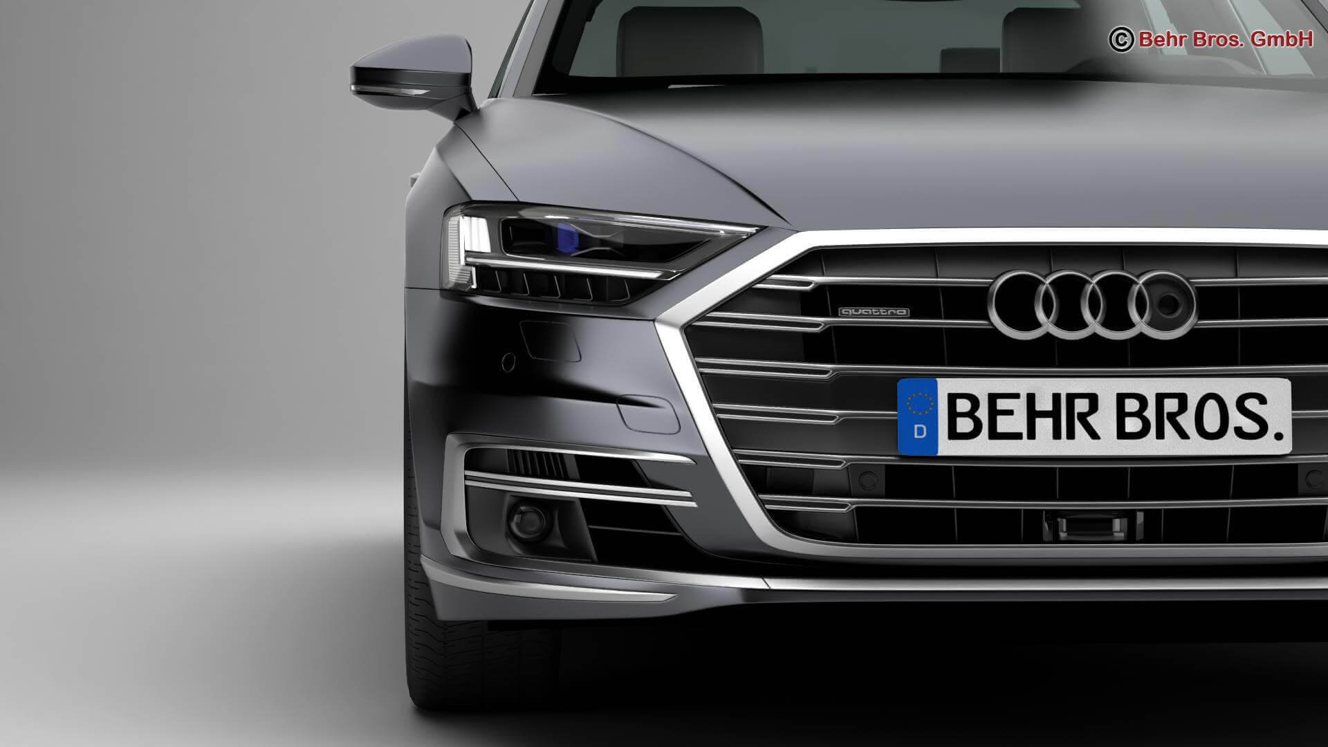 2018 Audi A8 - 3D Model by Behr Bros