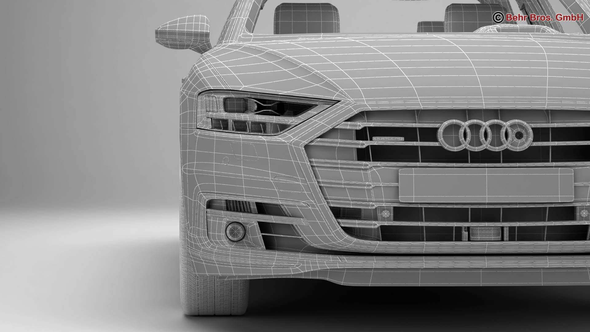 2018 Audi A8 - 3D Model by Behr Bros