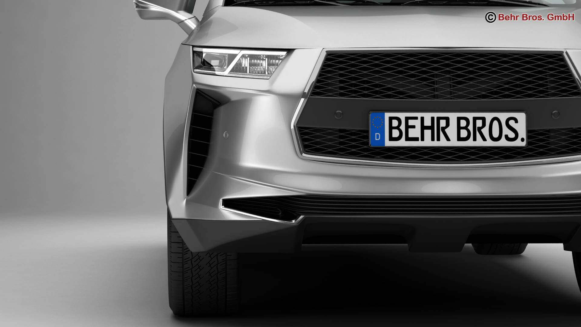 Generic 2018 SUV - 3D Model by Behr Bros