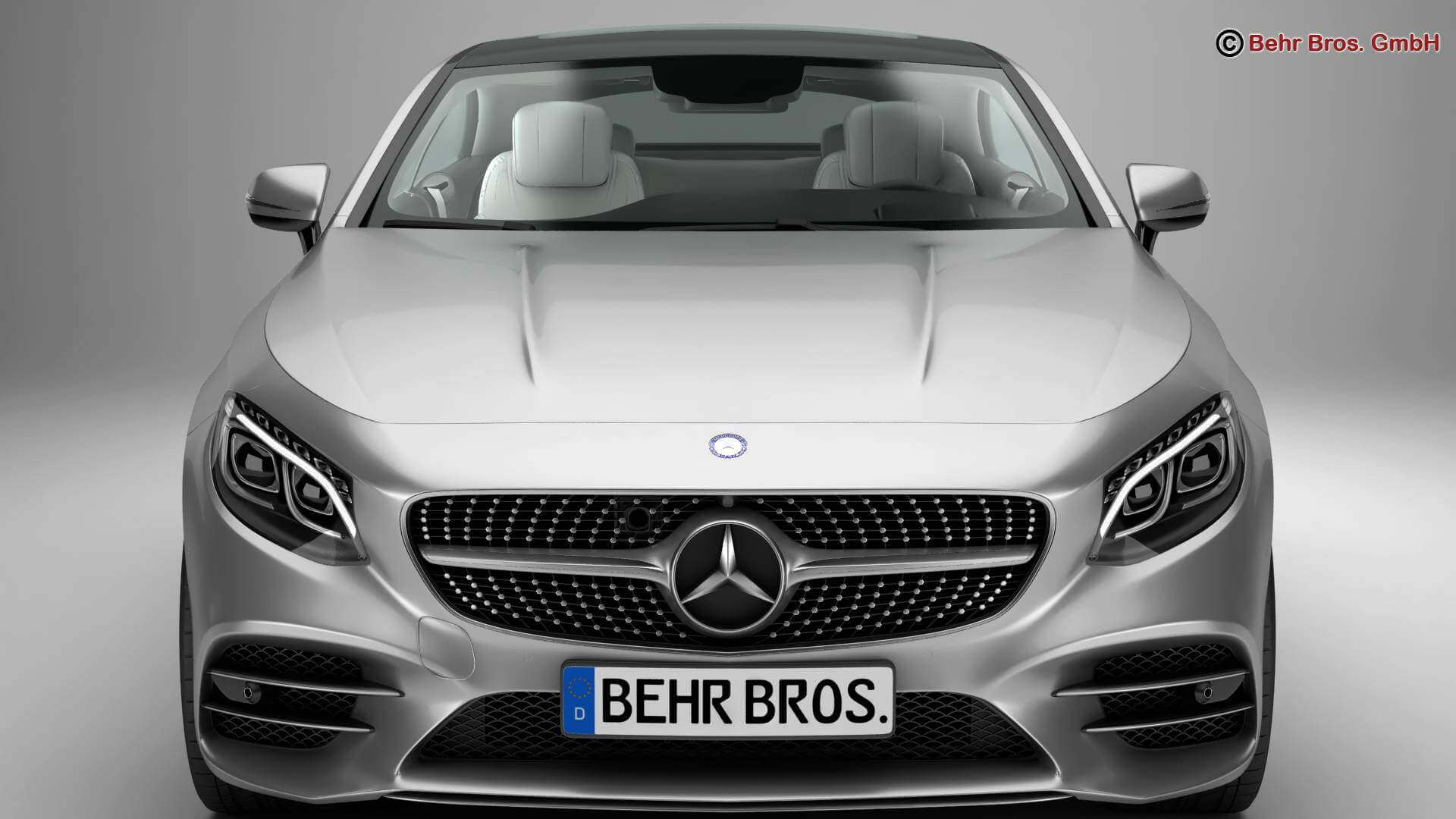 2018 Mercedes S Class Coupe AMG Line - 3D Model by Behr Bros
