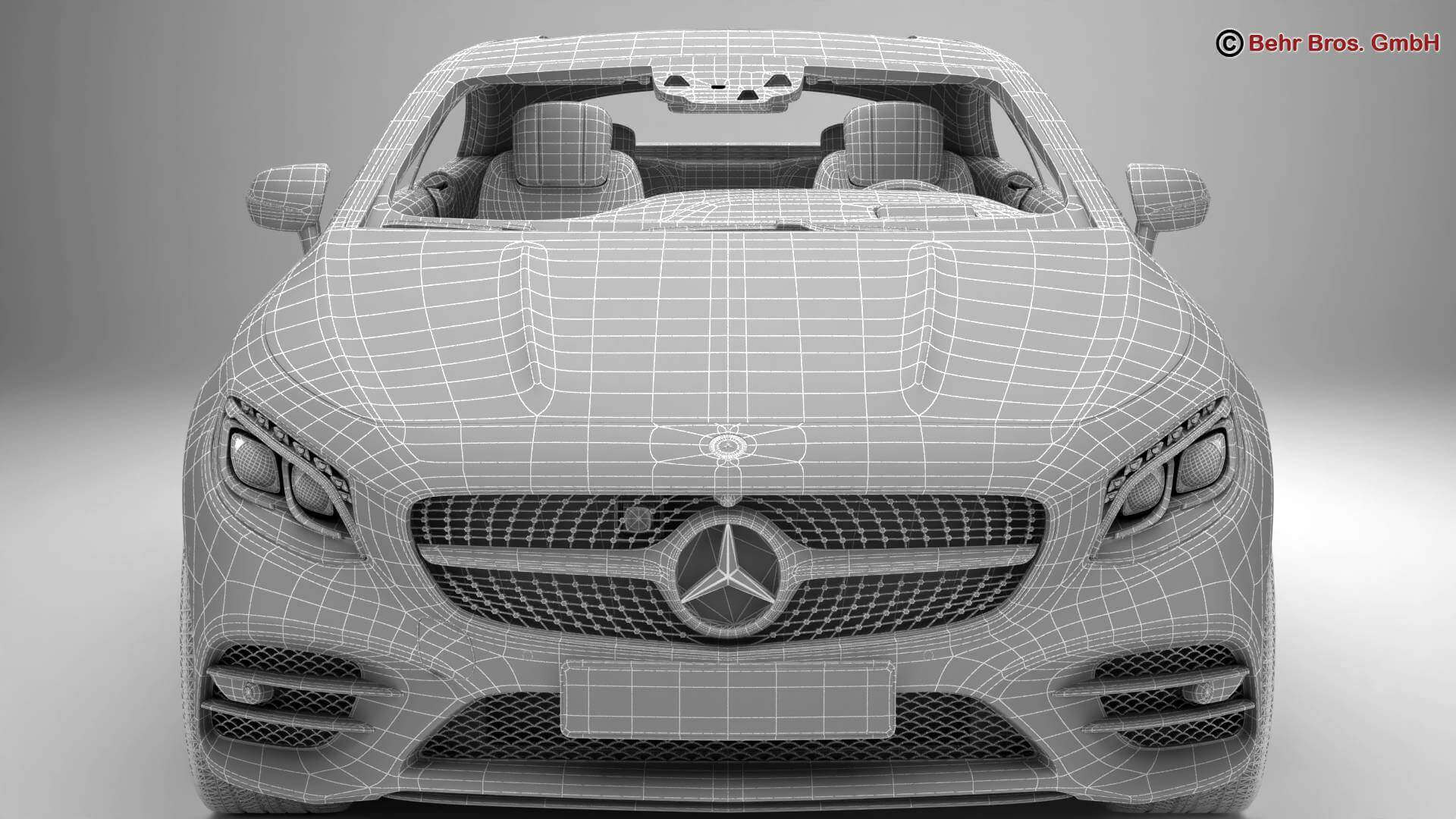 2018 Mercedes S Class Coupe AMG Line - 3D Model by Behr Bros