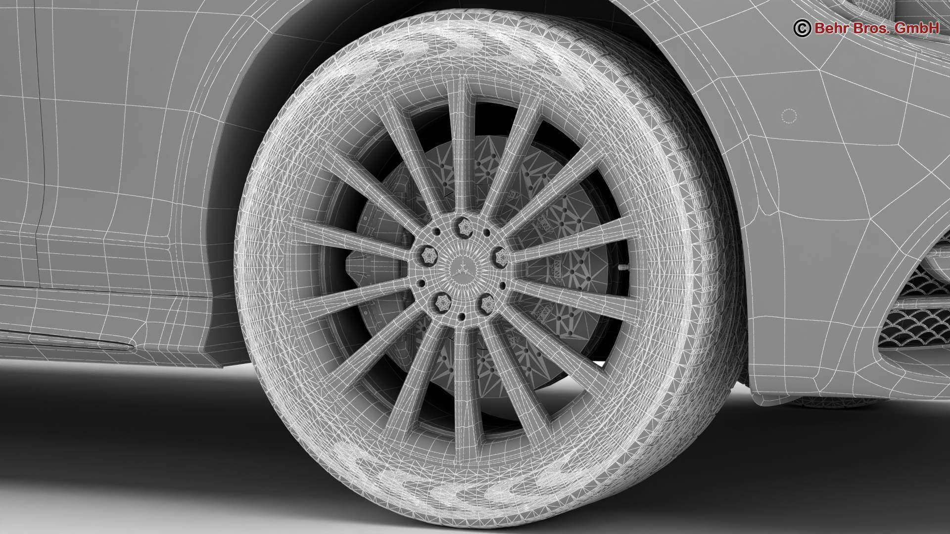 2018 Mercedes S Class Coupe AMG Line - 3D Model by Behr Bros