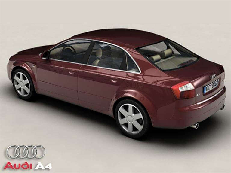 Audi A4 - 3D Model by Behr Bros