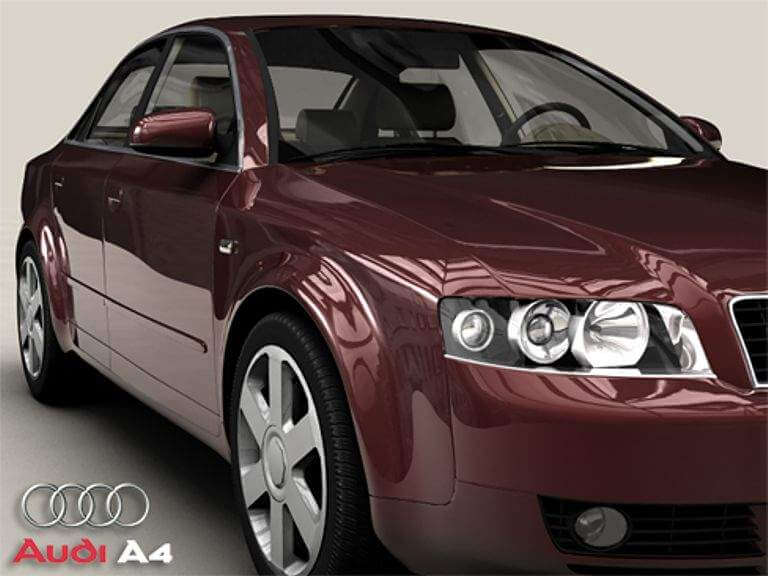 Audi A4 - 3D Model by Behr Bros