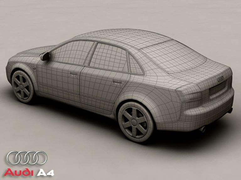 Audi A4 - 3D Model by Behr Bros