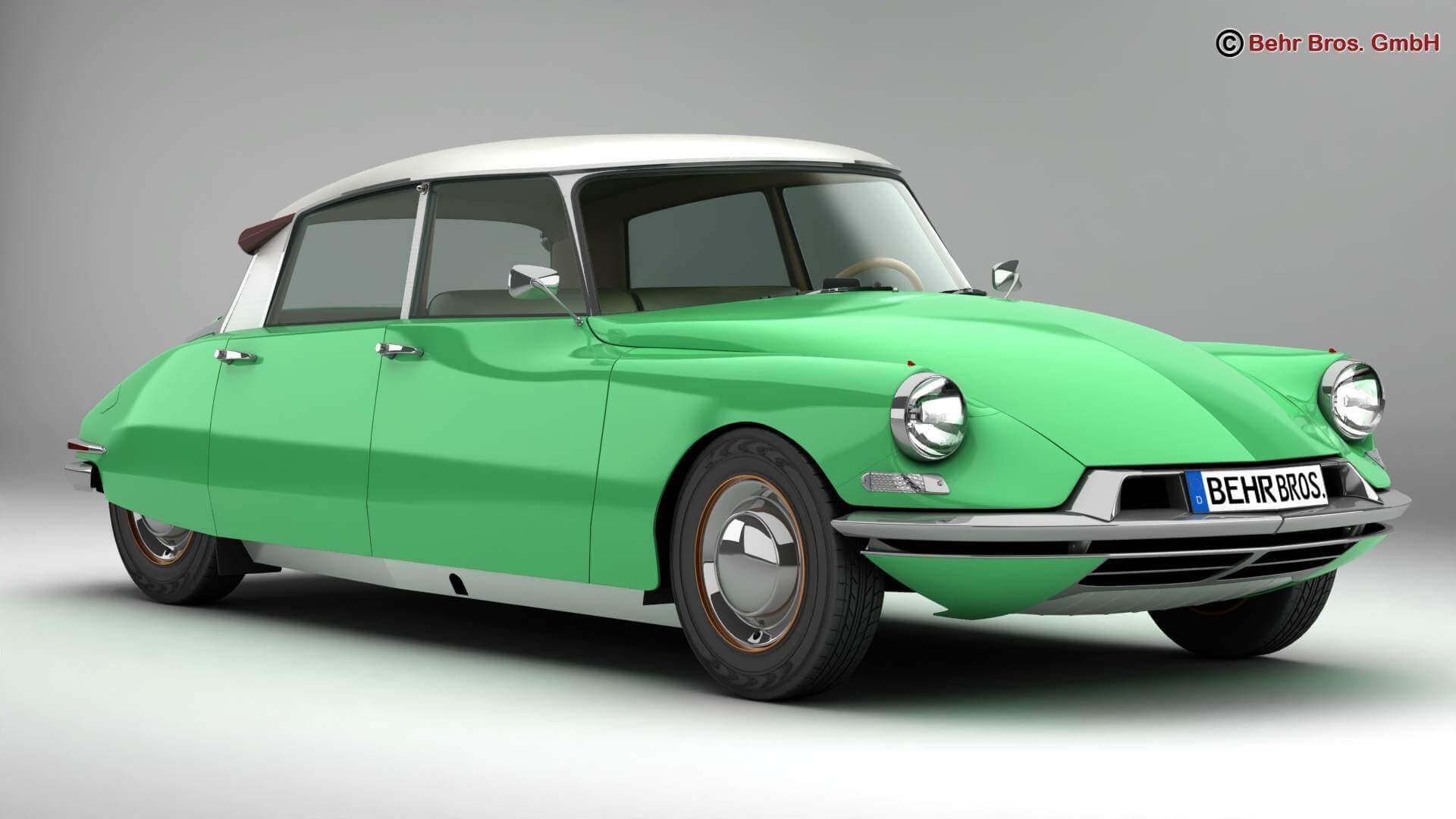 Citroen DS19 - 3D Model by Behr Bros