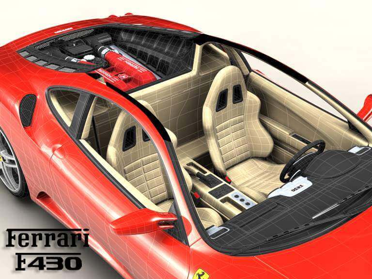Ferrari F430 - 3D Model by Behr Bros