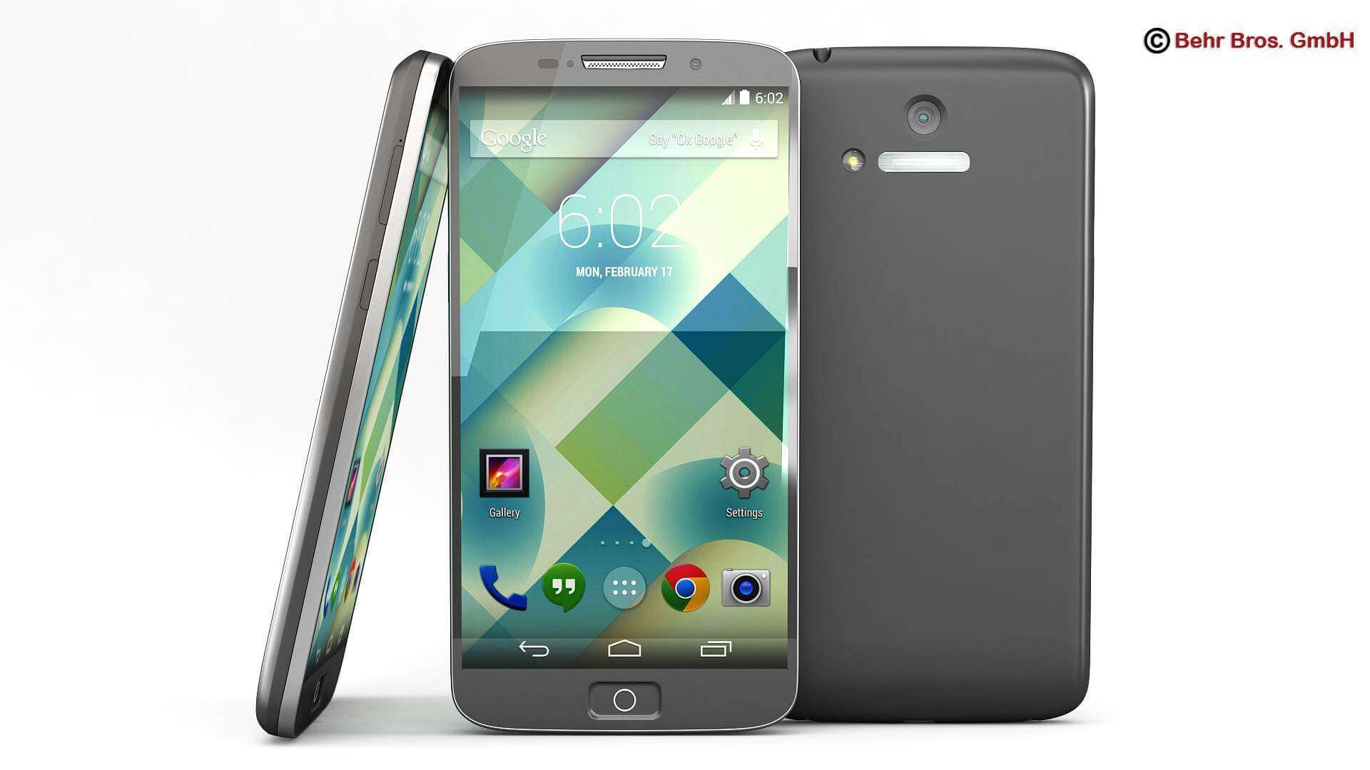 Generic 5.2 Inch Smartphone - 3D Model by Behr Bros