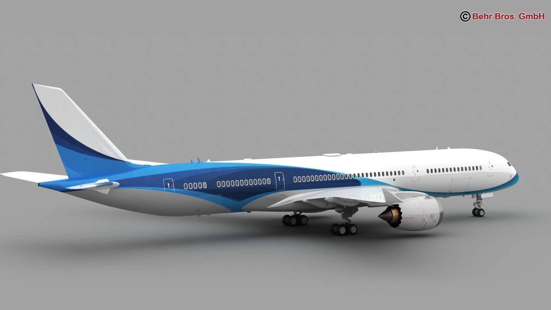 Generic Airplane - 3D Model by Behr Bros