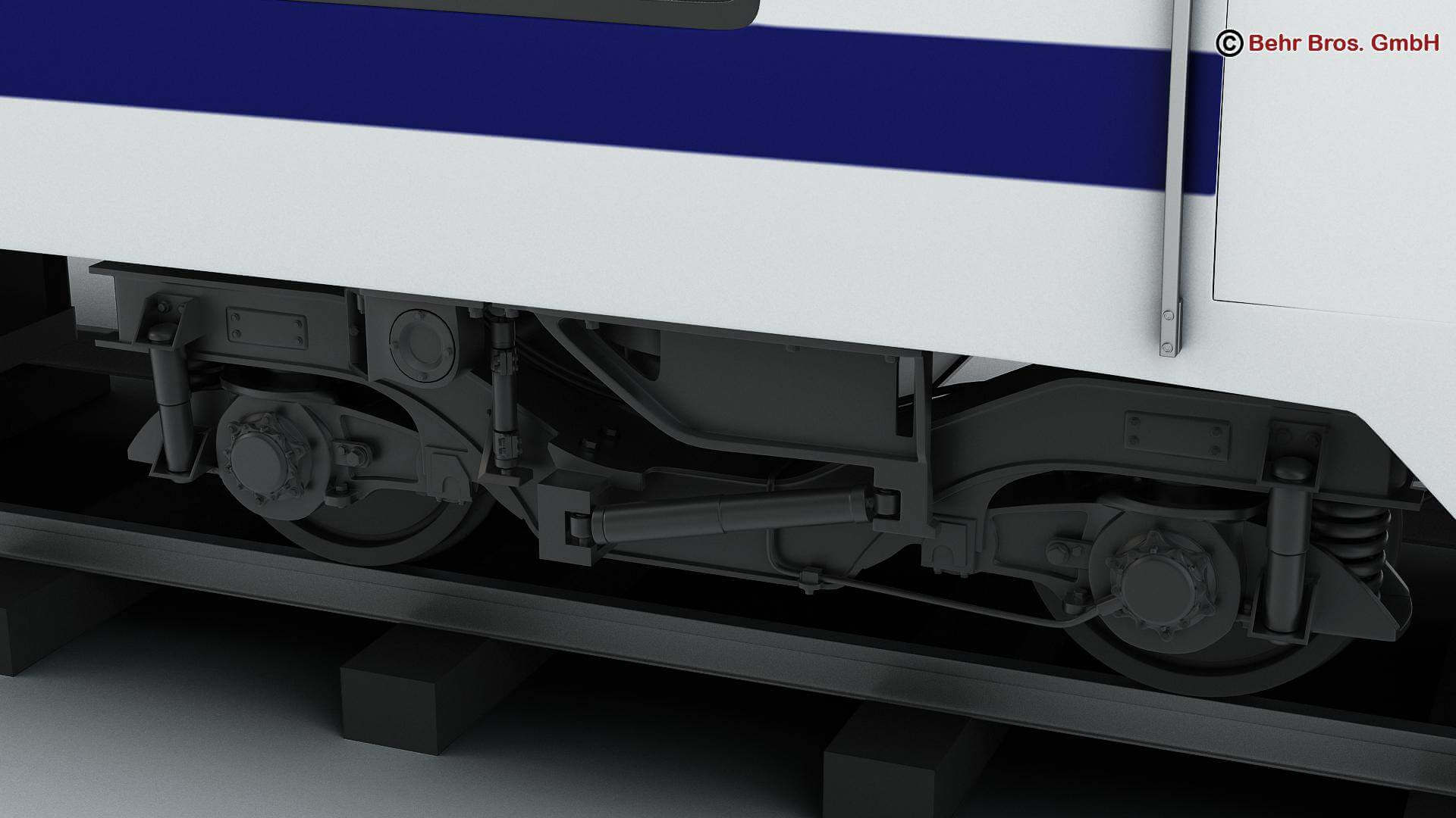 Generic Commuter Train - 3D Model by Behr Bros