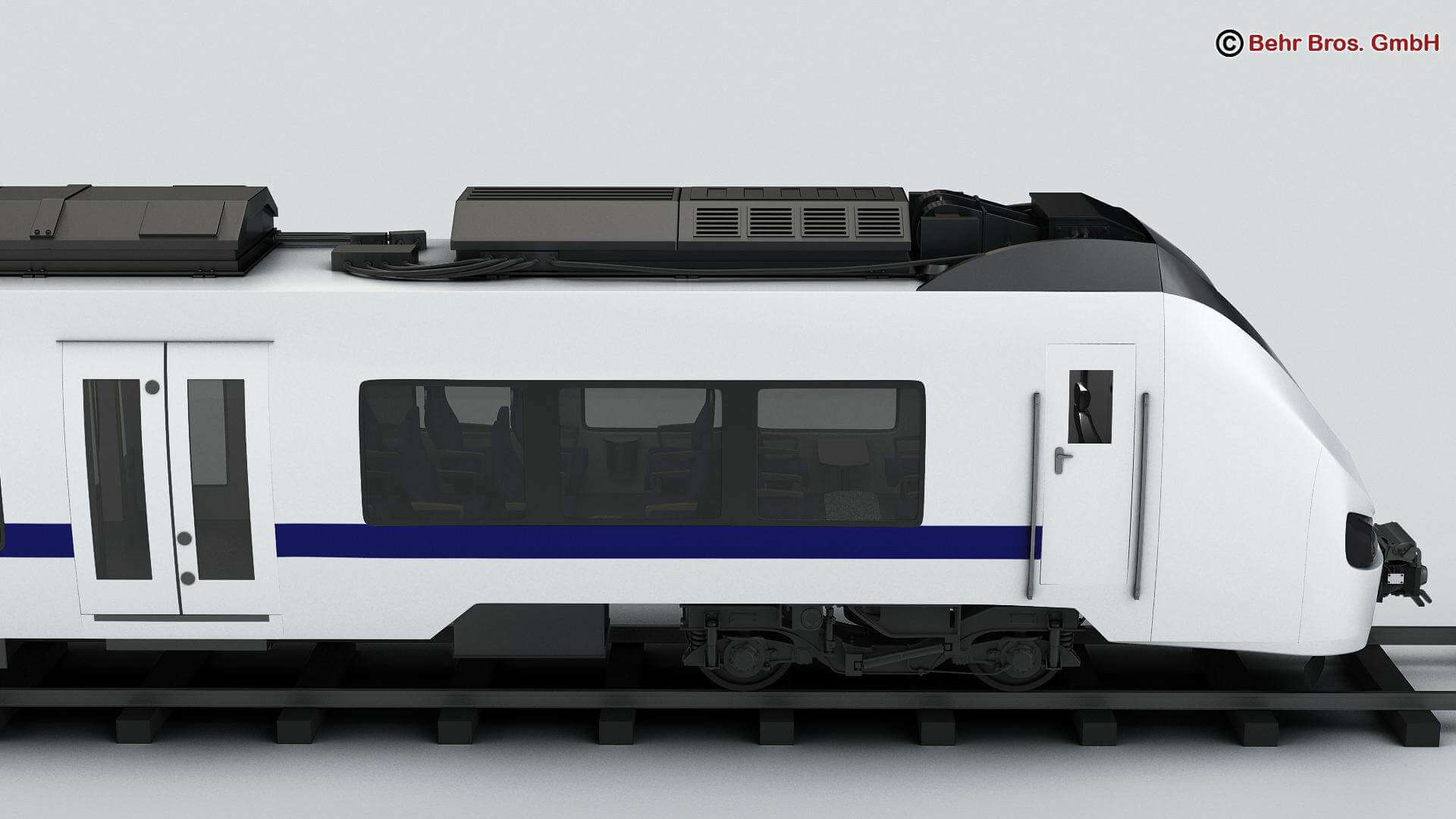 Generic Commuter Train - 3D Model by Behr Bros