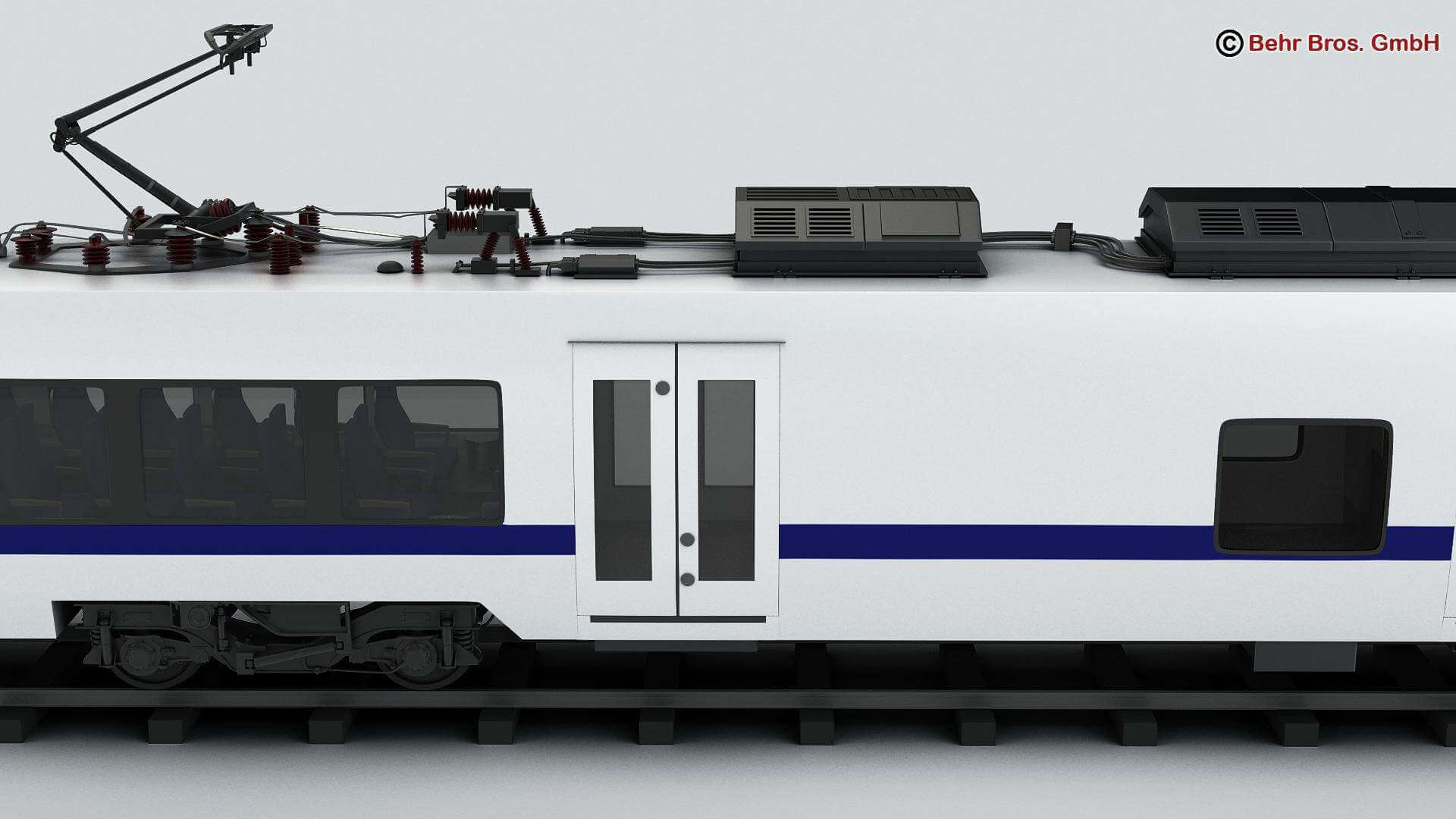 Generic Commuter Train - 3D Model by Behr Bros