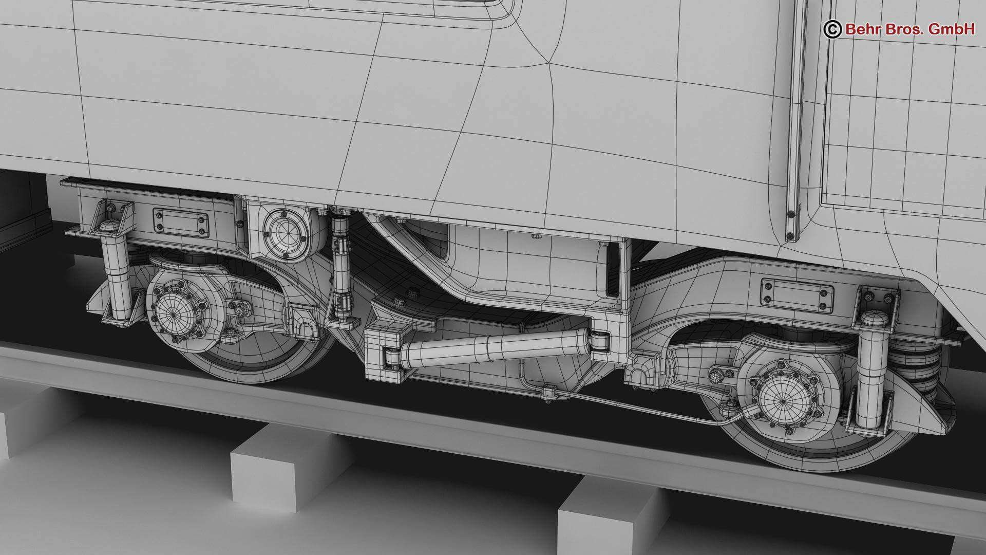 Generic Commuter Train - 3D Model by Behr Bros