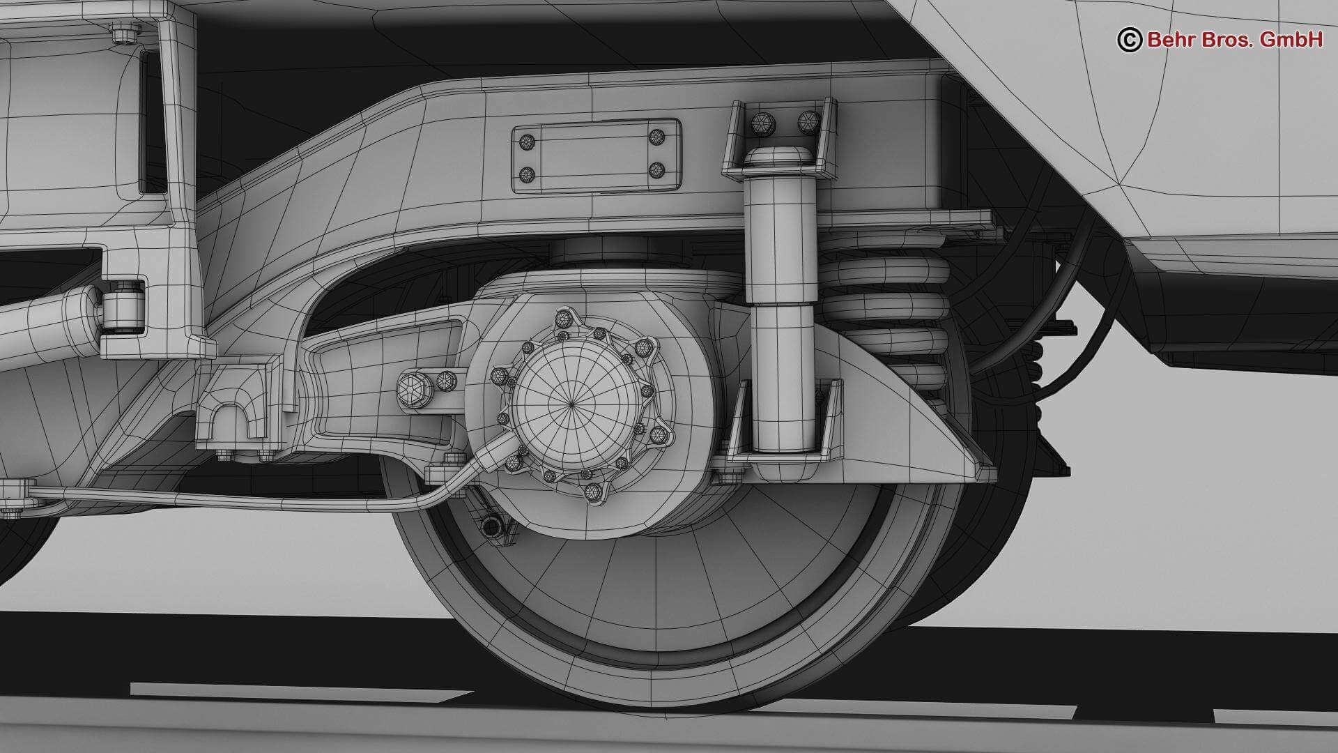 Generic Commuter Train - 3D Model by Behr Bros