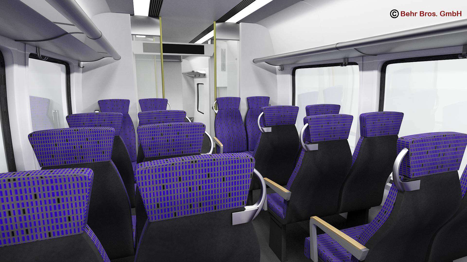 Generic Commuter Train - 3D Model by Behr Bros