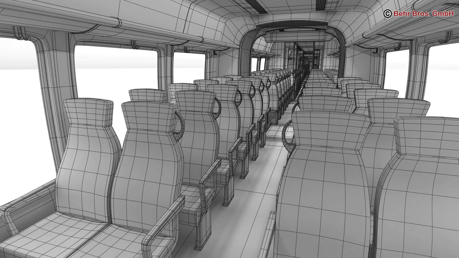 Generic Commuter Train - 3D Model by Behr Bros