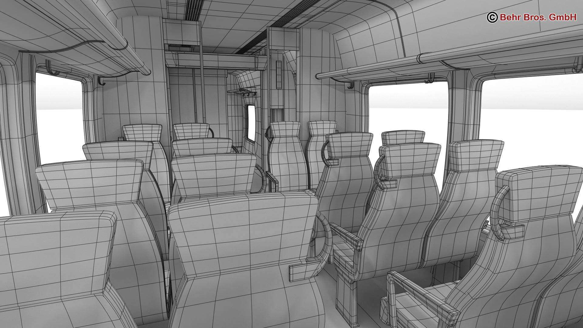 Generic Commuter Train - 3D Model by Behr Bros