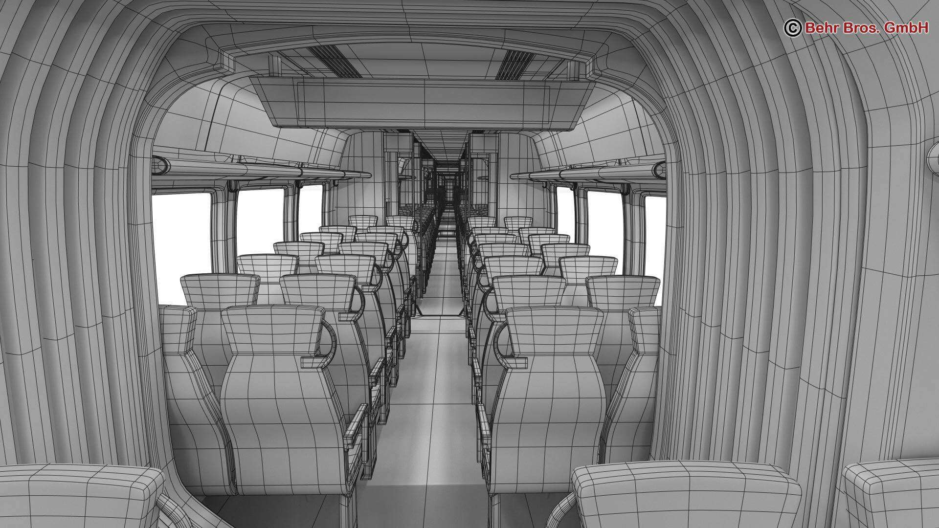 Generic Commuter Train - 3D Model by Behr Bros