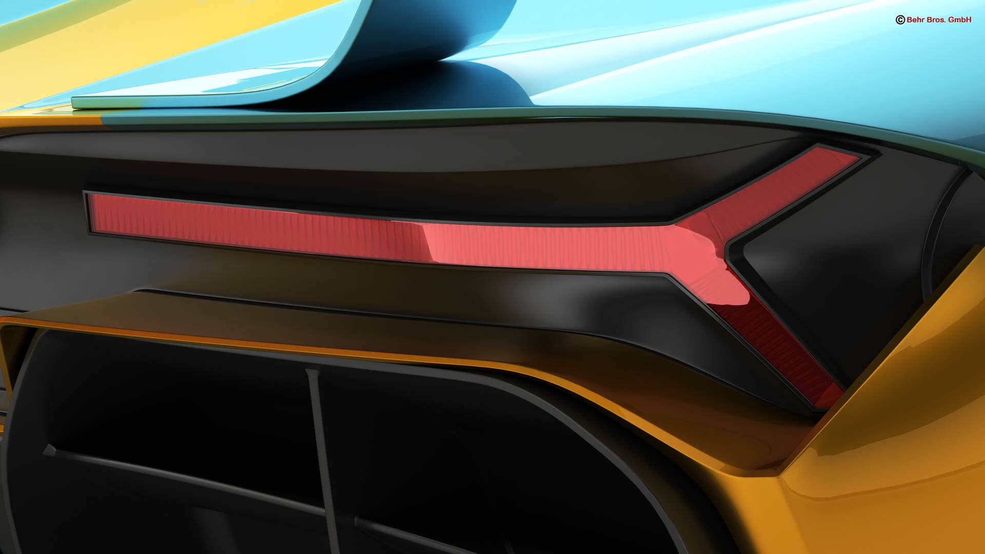 Generic Future EV Supercar 2050 - 3D Model by Behr Bros