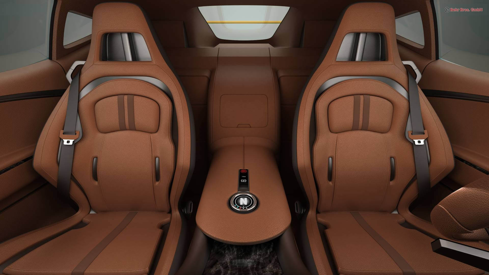 Generic Future EV Supercar 2050 - 3D Model by Behr Bros