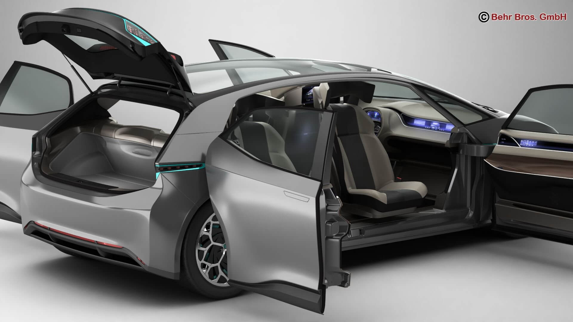 Generic Future EV - 3D Model by Behr Bros