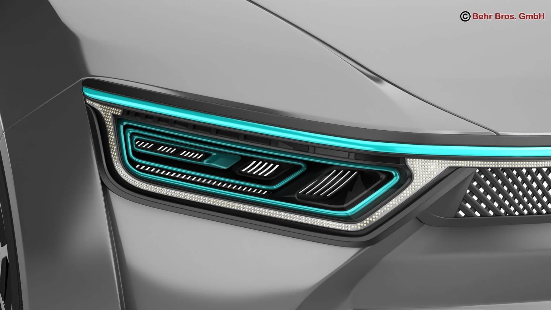 Generic Future EV - 3D Model by Behr Bros