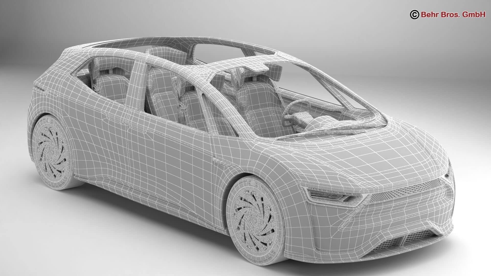 Generic Future EV - 3D Model by Behr Bros