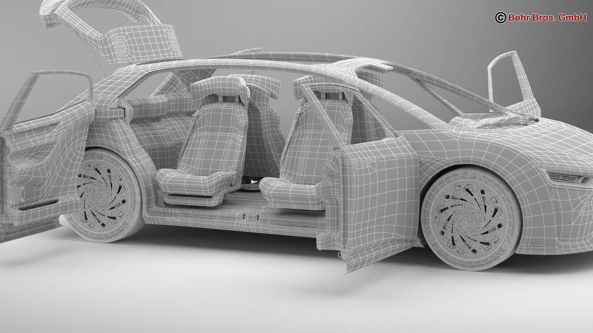 Generic Future EV - 3D Model by Behr Bros