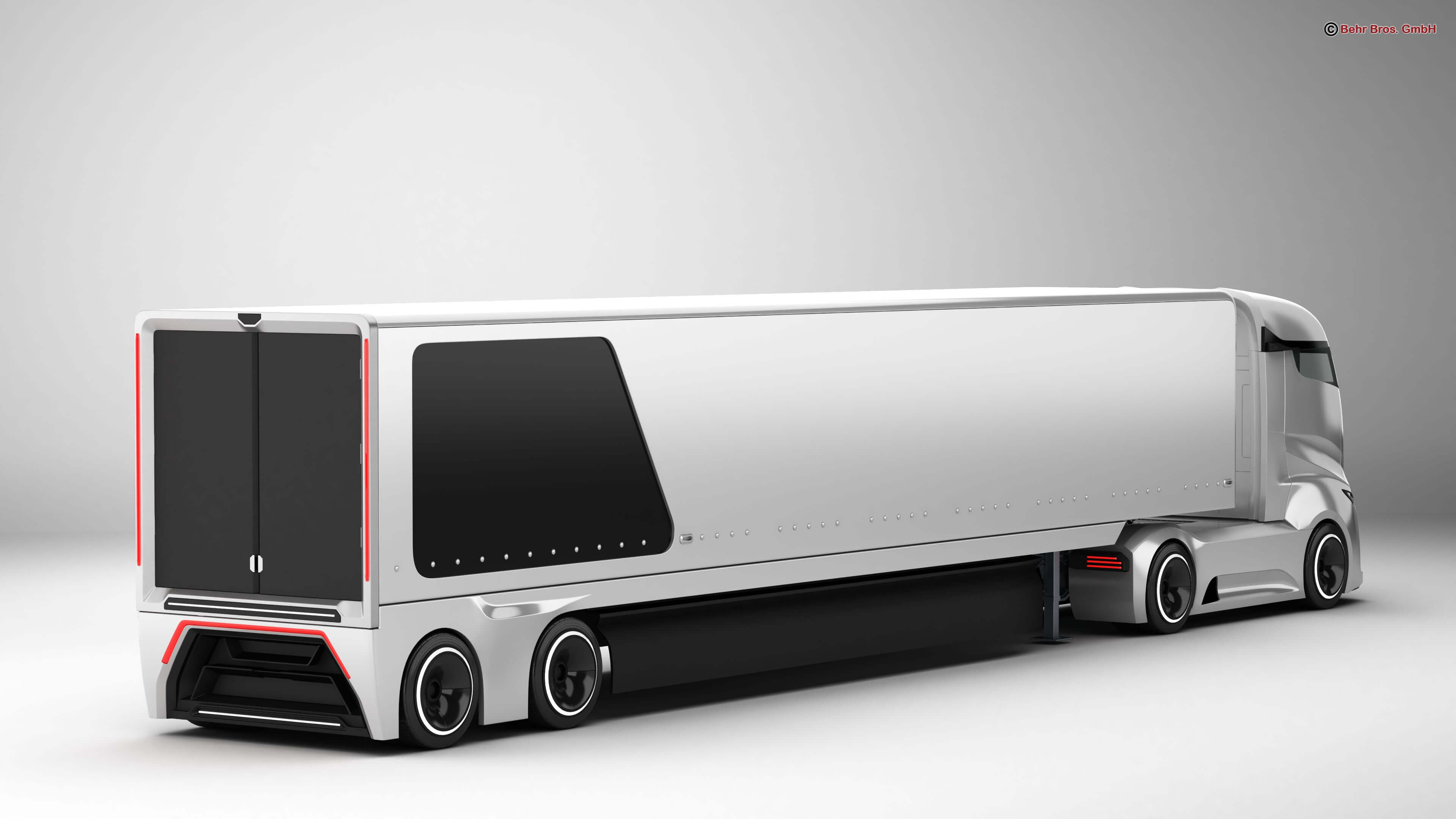 Generic Future Truck EV - 3D Model by Behr Bros