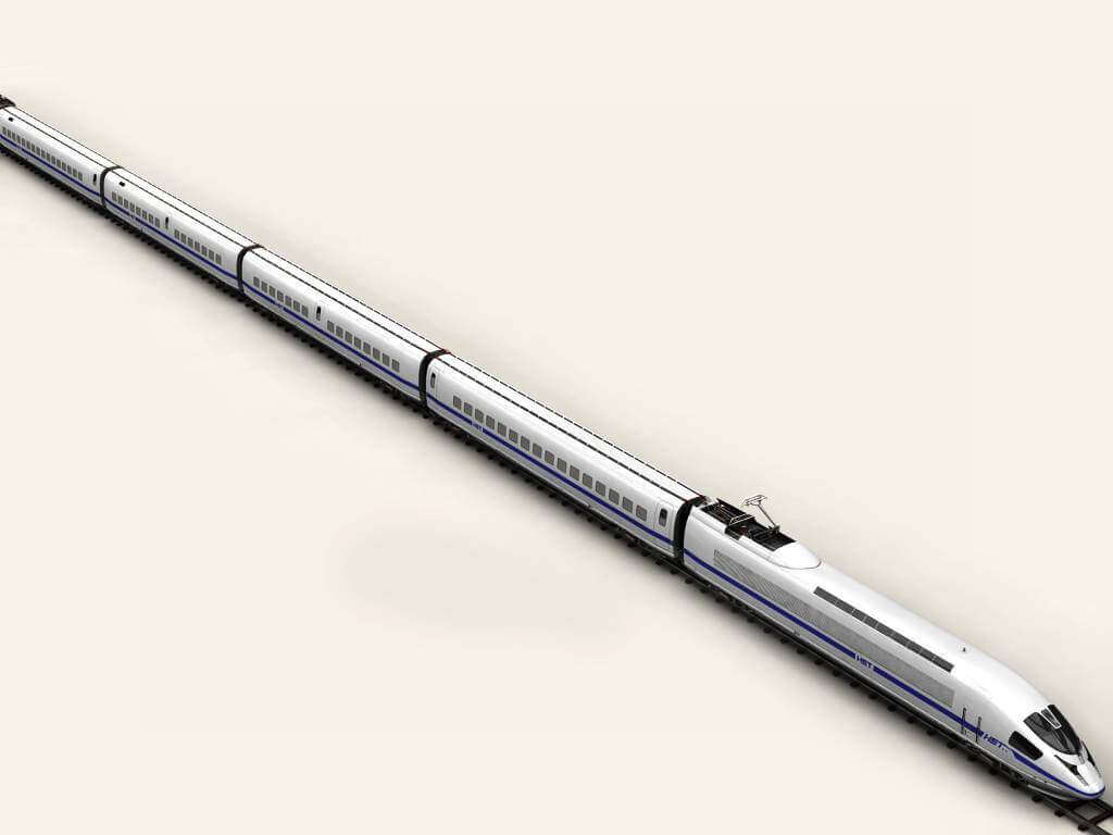 Generic High Speed Train - 3D Model by Behr Bros