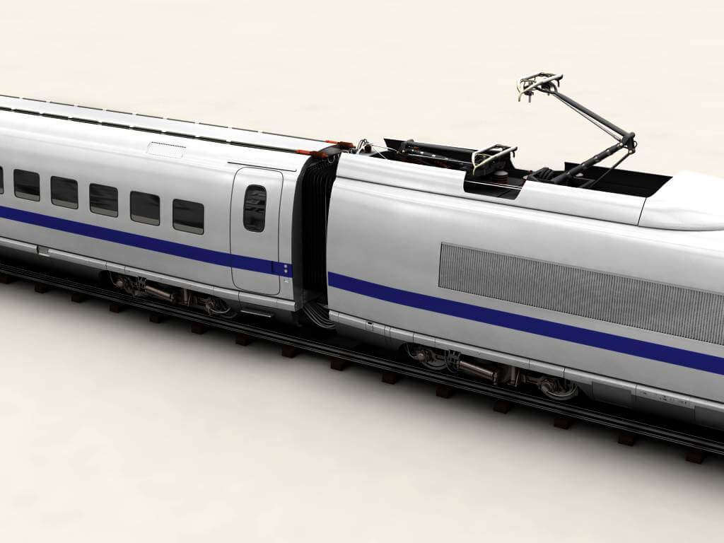 Generic High Speed Train - 3D Model by Behr Bros