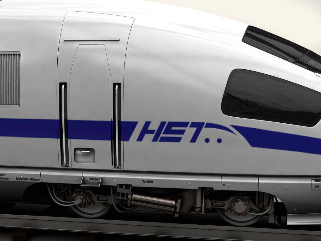 Generic High Speed Train - 3D Model by Behr Bros