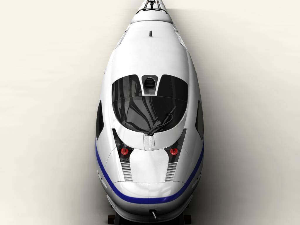 Generic High Speed Train - 3D Model by Behr Bros