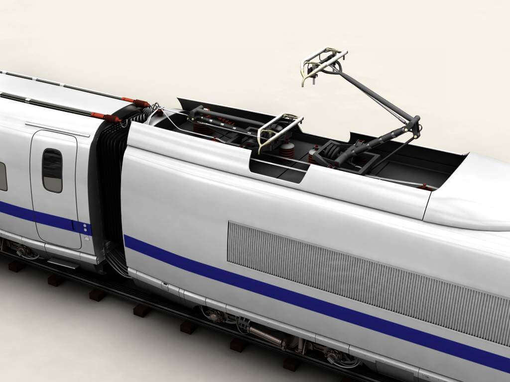 Generic High Speed Train - 3D Model by Behr Bros