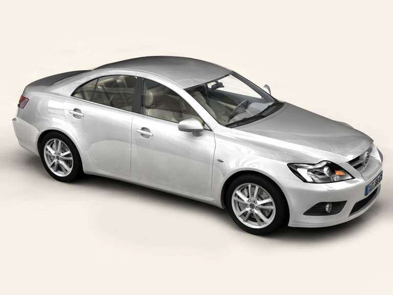 Generic Middle Class Car - 3D Model by Behr Bros