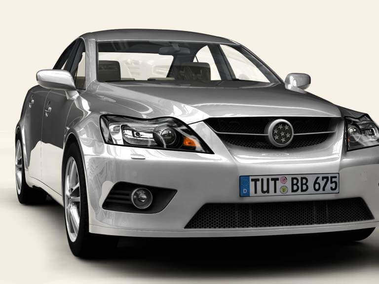 Generic Middle Class Car - 3D Model by Behr Bros