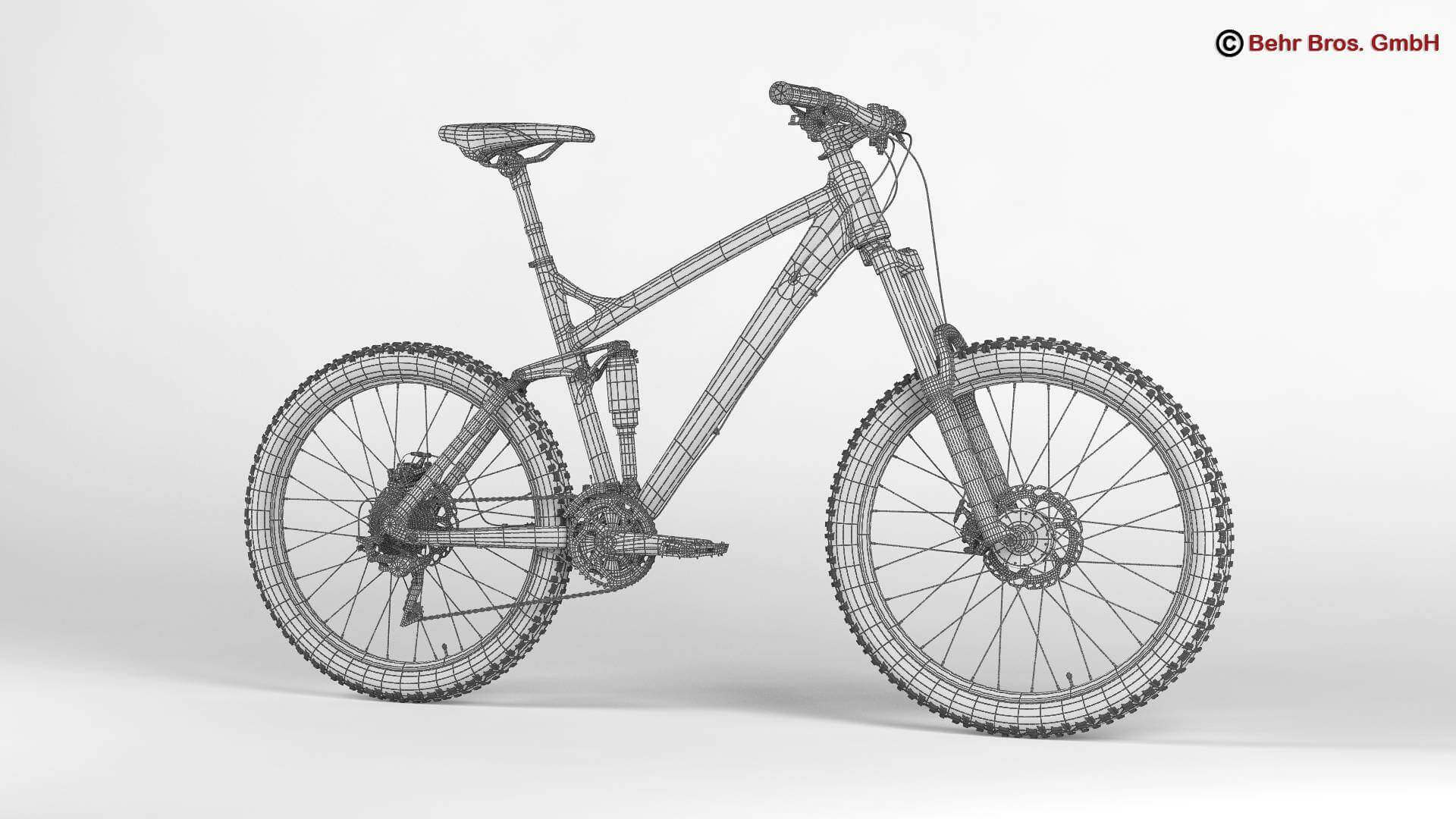 Generic Mountain Bike - 3D Model by Behr Bros
