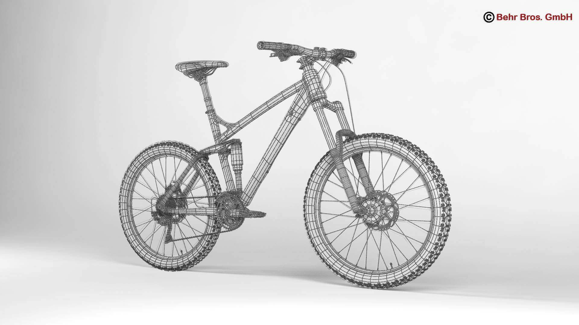 Generic Mountain Bike - 3D Model by Behr Bros