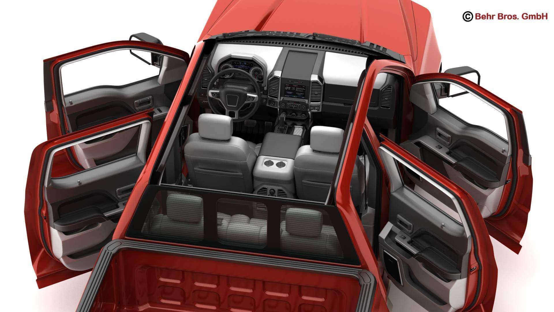 Generic Pickup - 3D Model by Behr Bros