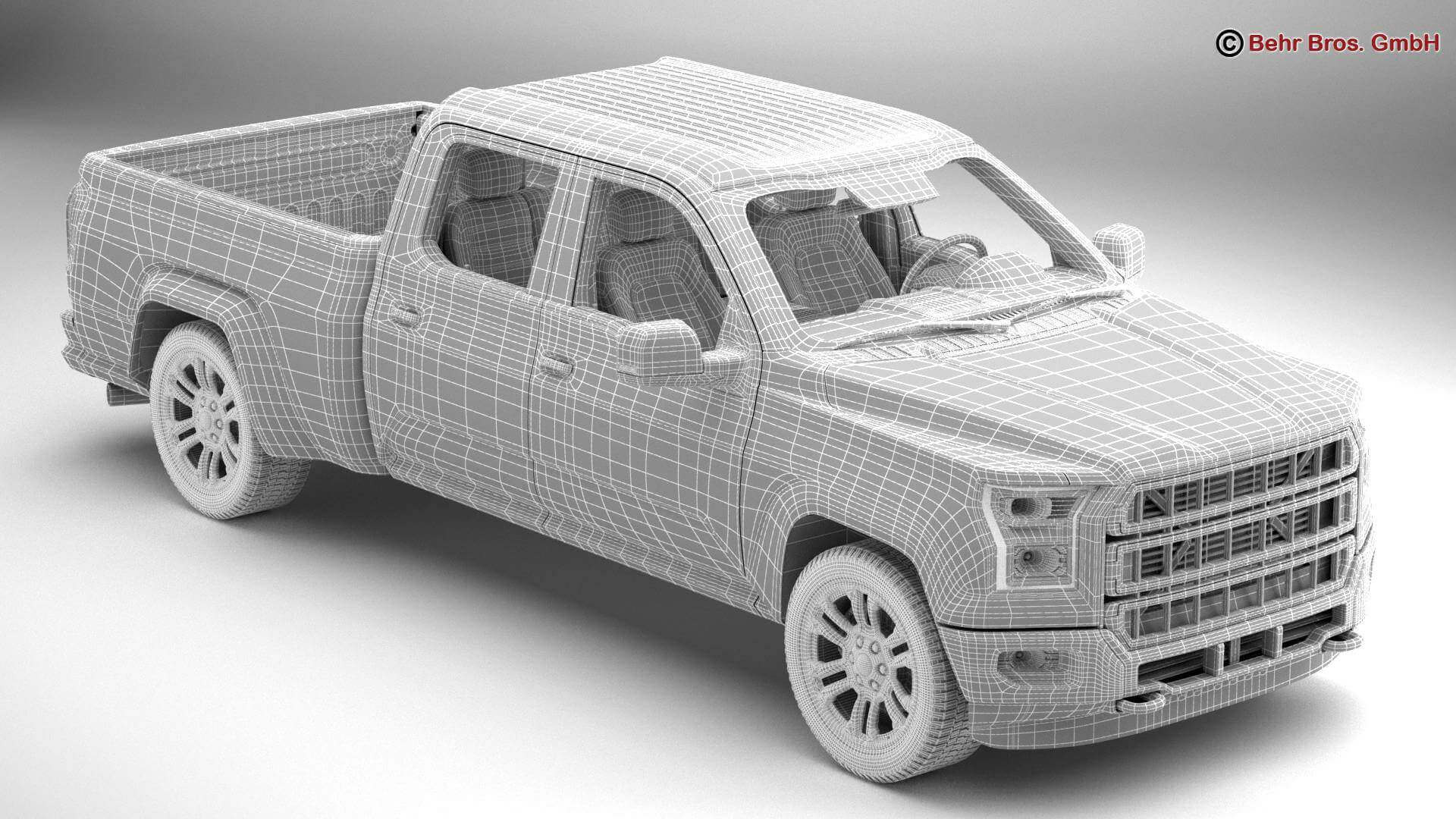 Generic Pickup - 3D Model by Behr Bros