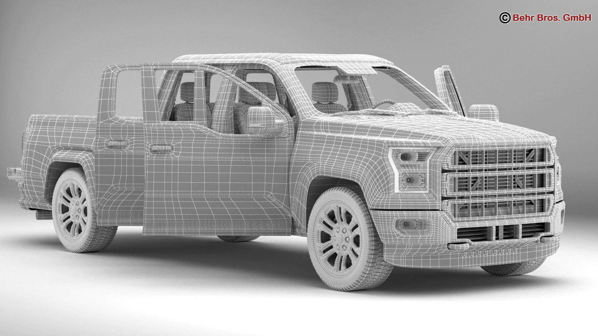 Generic Pickup - 3D Model by Behr Bros
