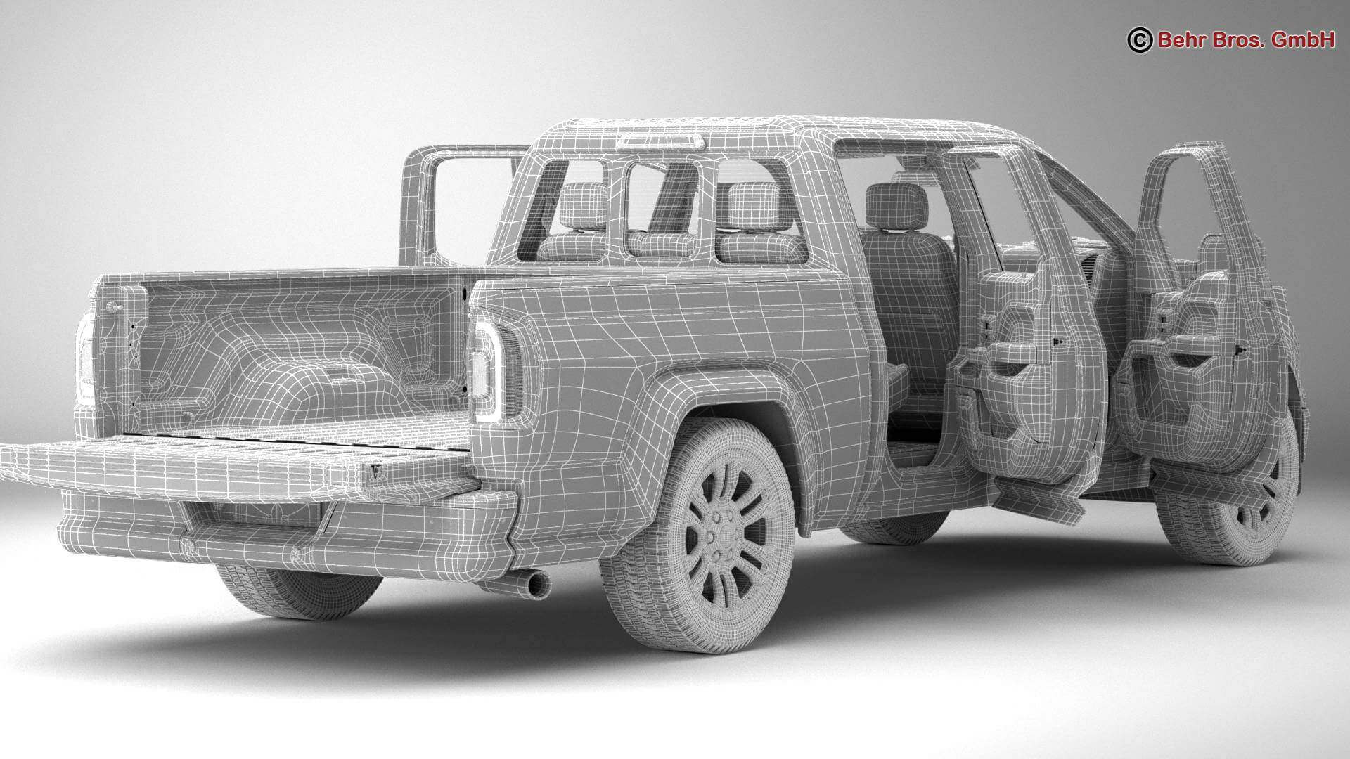 Generic Pickup - 3D Model by Behr Bros