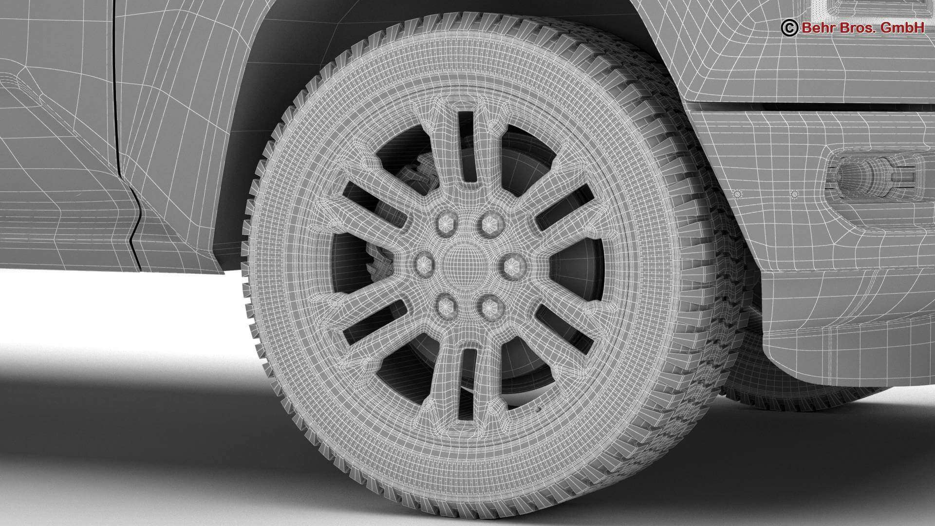 Generic Pickup - 3D Model by Behr Bros