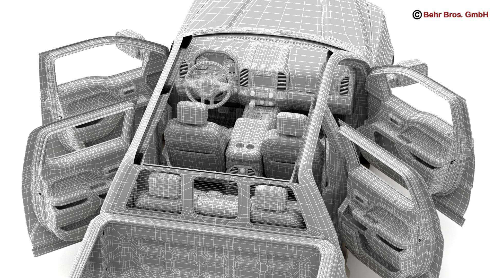 Generic Pickup - 3D Model by Behr Bros