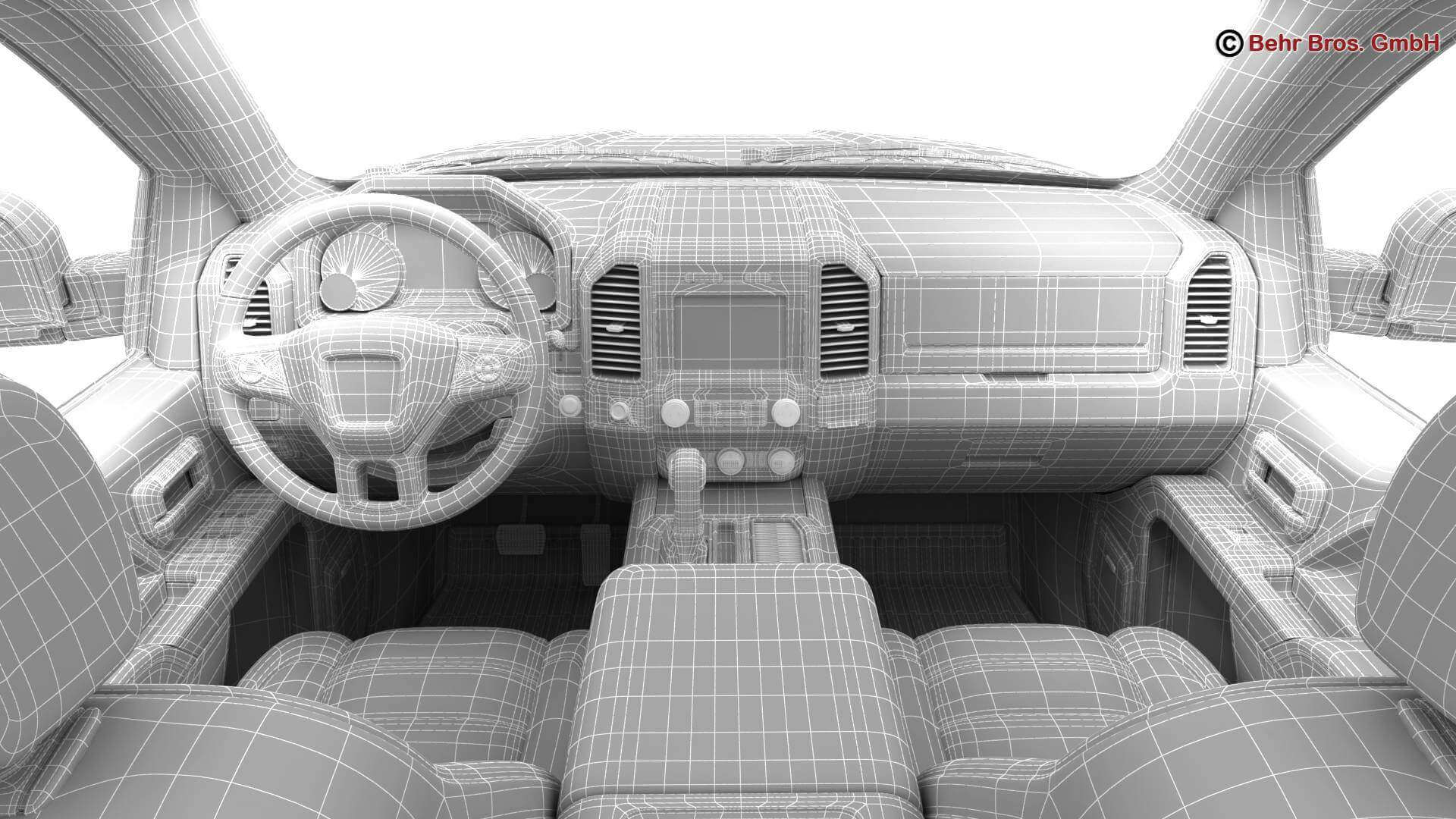 Generic Pickup - 3D Model by Behr Bros