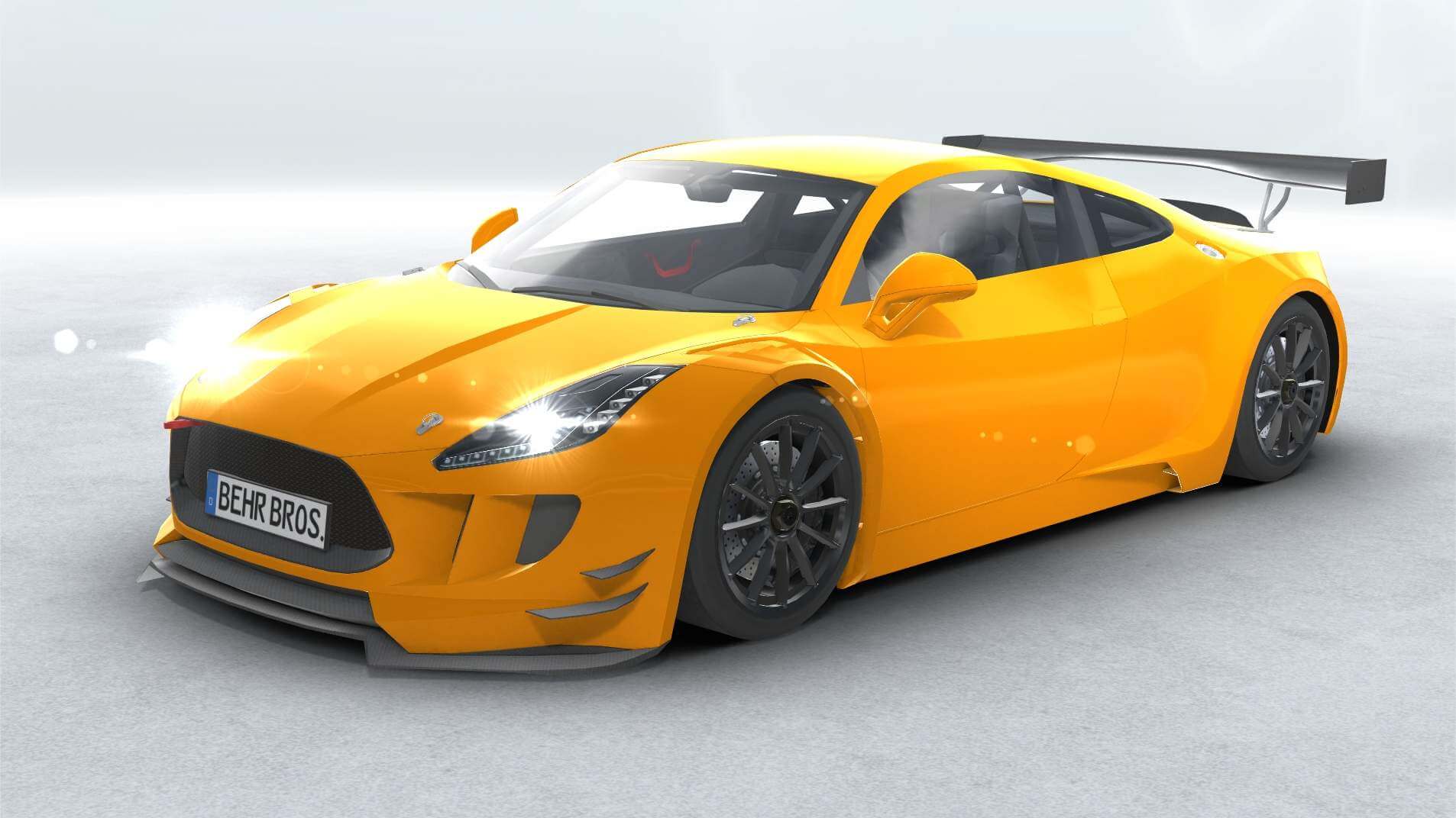 Generic Sports Car GT-3 Realtime 3D Model by Behr Bros