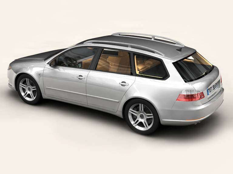 Generic Station Wagon - 3D Model by Behr Bros