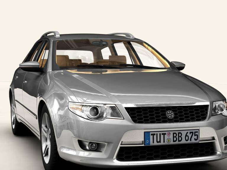 Generic Station Wagon - 3D Model by Behr Bros